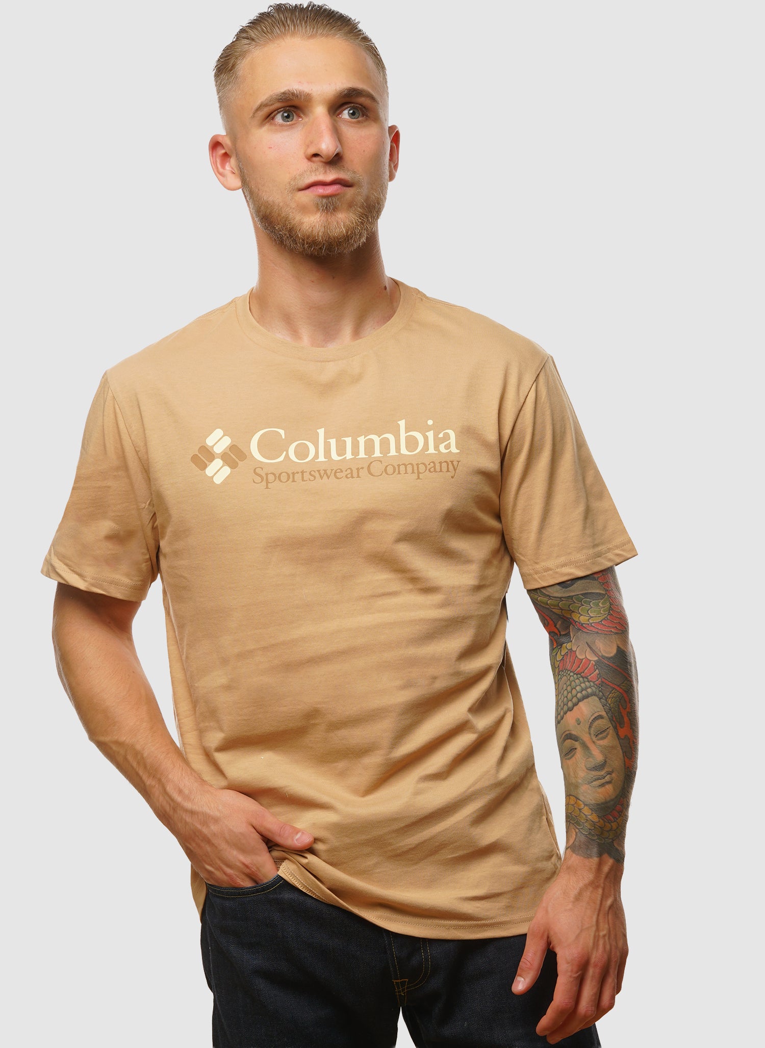 CSC Basic Logo T-Shirt - Canoe – The Smart Dresser