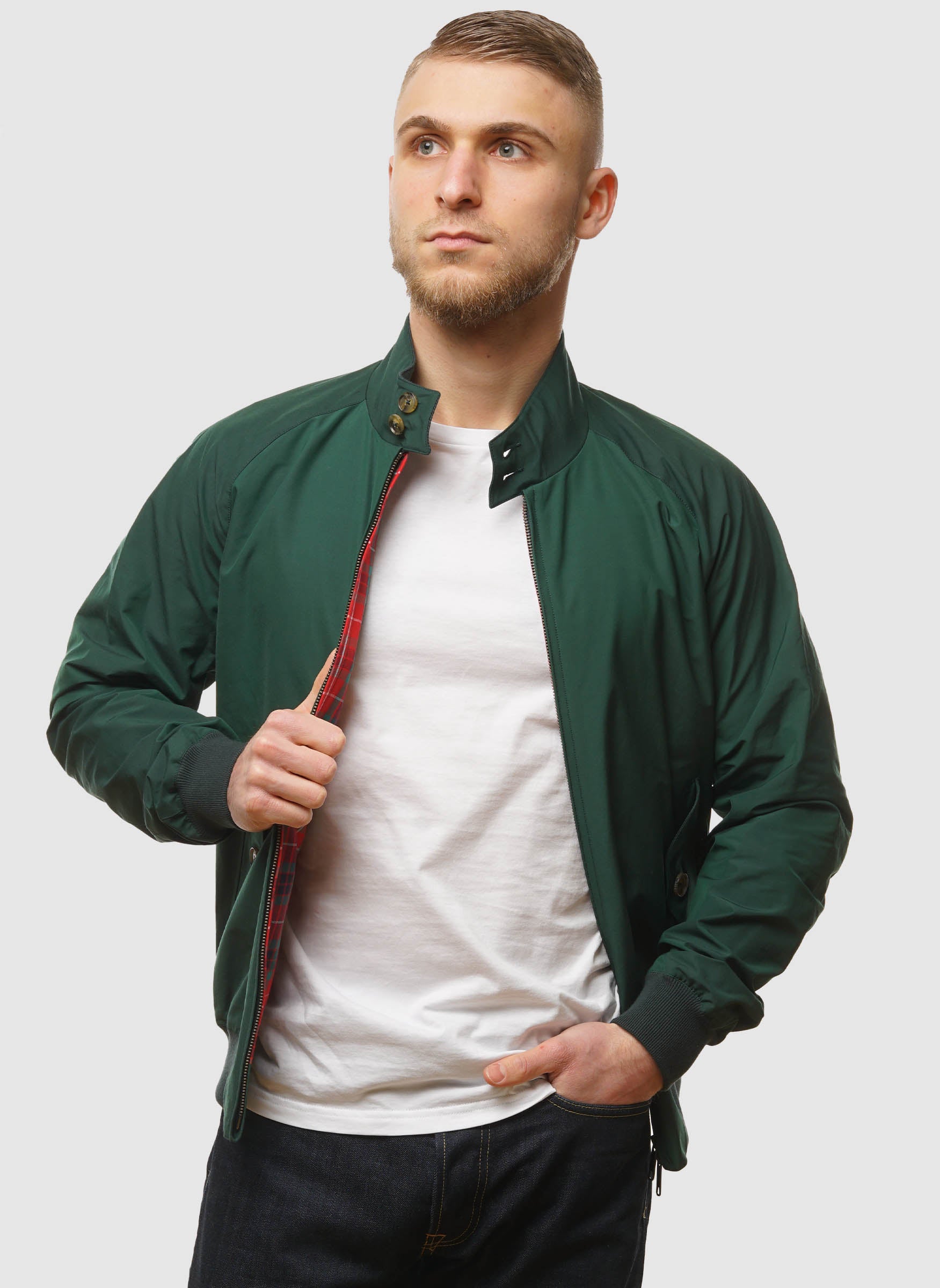 G9 Classic Harrington Jacket - Racing Green – The Smart Dresser