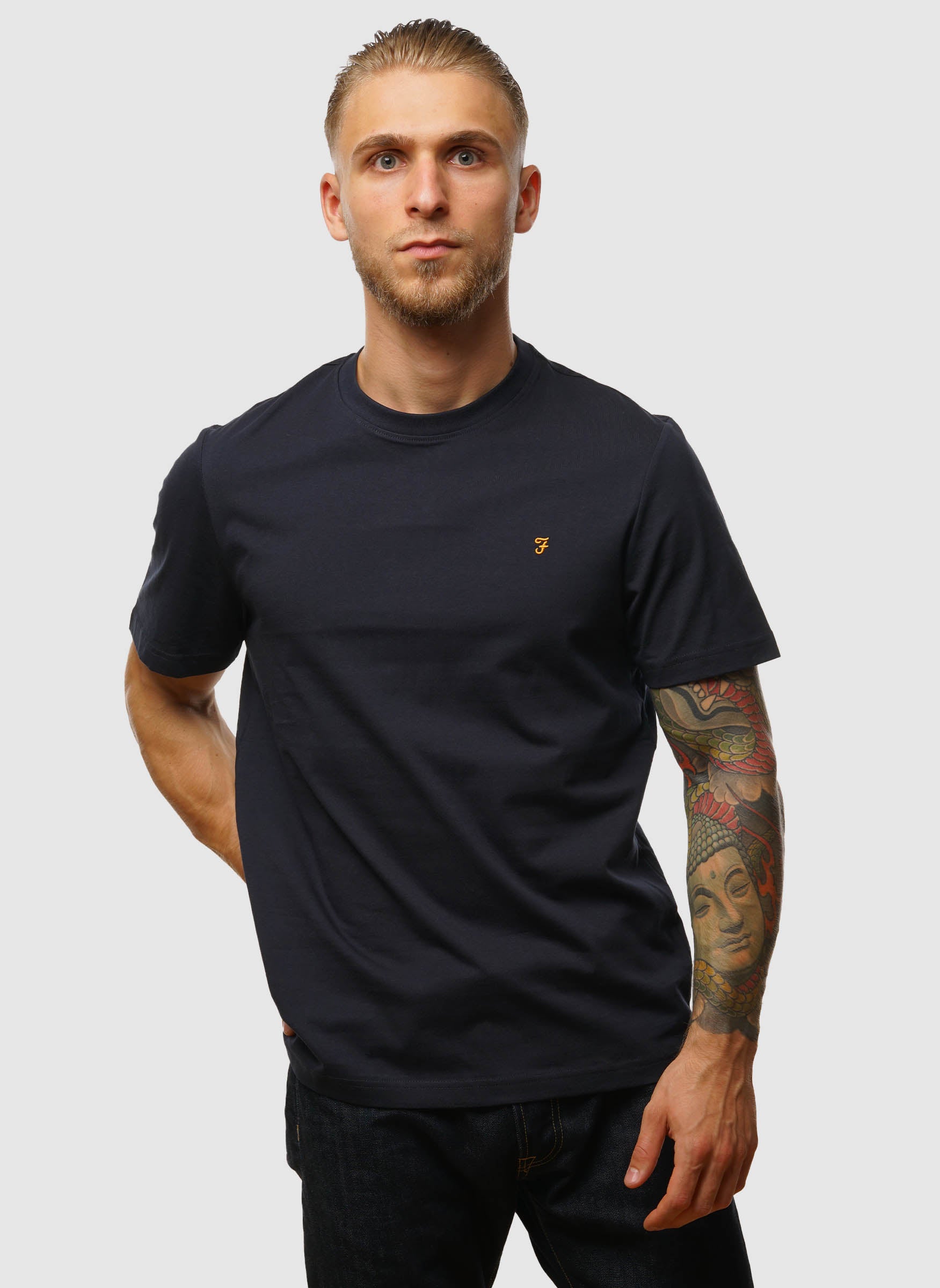 Danny Regular T-Shirt - True Navy – The Smart Dresser